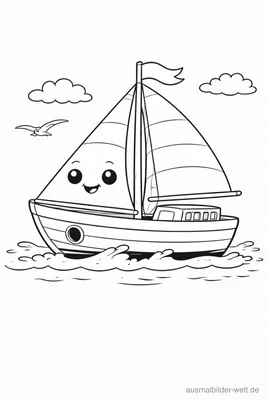 Segelboot Ausmalbild Ausmalbild | Kostenlos zum Ausdrucken ...
